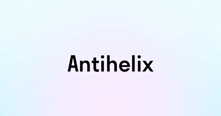 Antihelix — перевод, транскрипция, произношение и примеры
