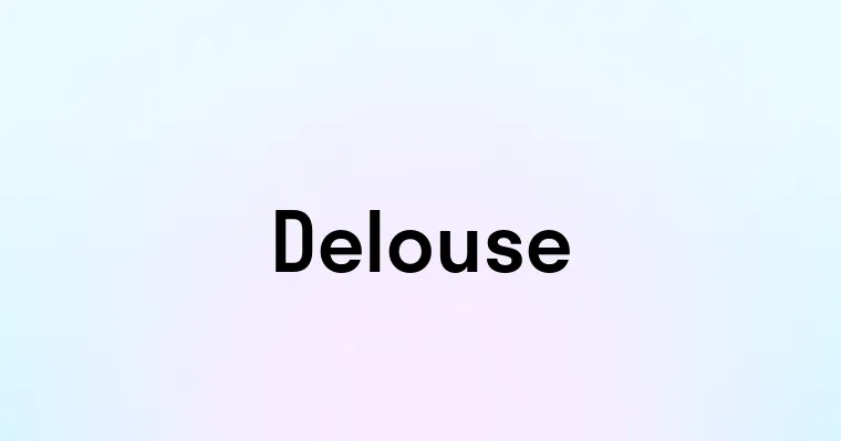 Delouse — перевод, транскрипция, произношение и примеры