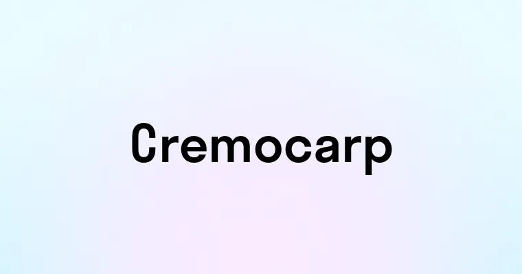 Cremocarp — перевод, транскрипция, произношение и примеры