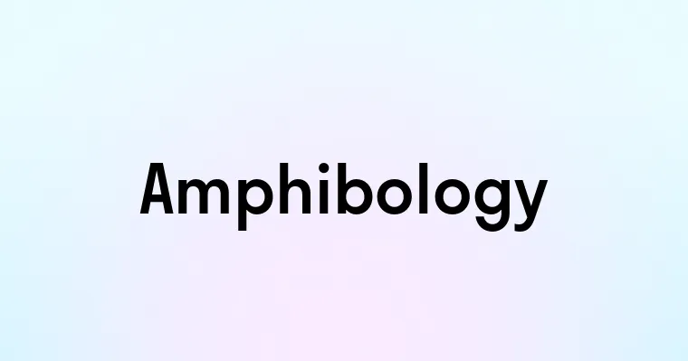 Amphibology — перевод, транскрипция, произношение и примеры