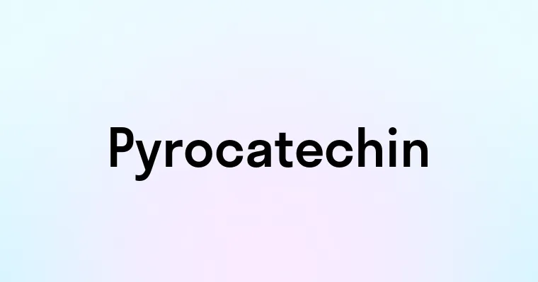 Pyrocatechin — перевод, транскрипция, произношение и примеры