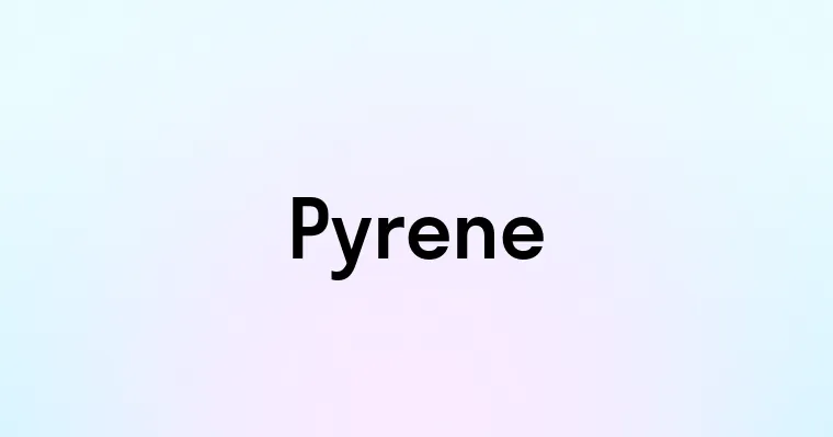 Pyrene — перевод, транскрипция, произношение и примеры