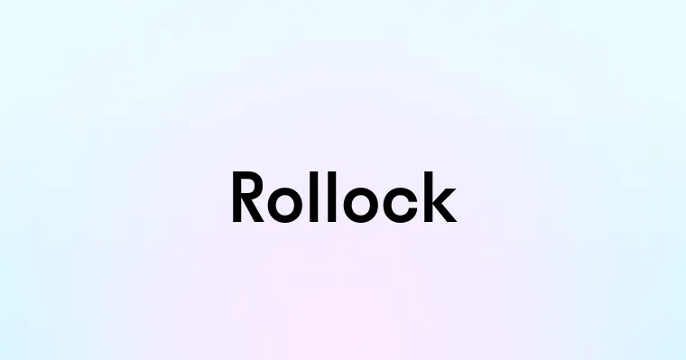 Rollock — перевод, транскрипция, произношение и примеры