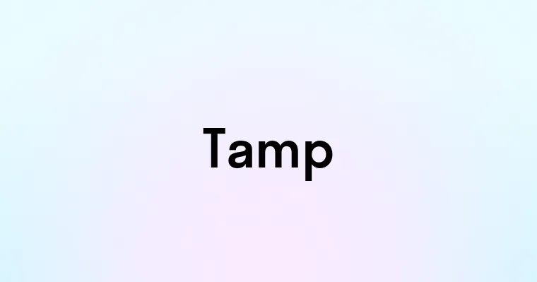 Tamp — перевод, транскрипция, произношение и примеры