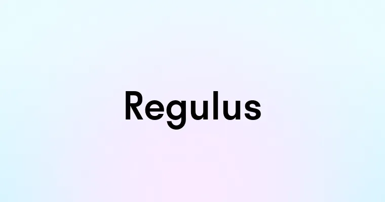 Regulus — перевод, транскрипция, произношение и примеры