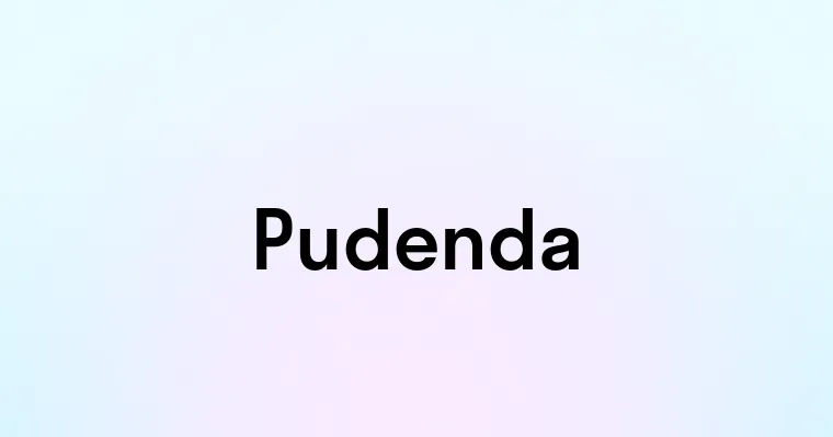 Pudenda — перевод, транскрипция, произношение и примеры