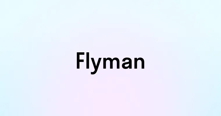 Flyman — перевод, транскрипция, произношение и примеры