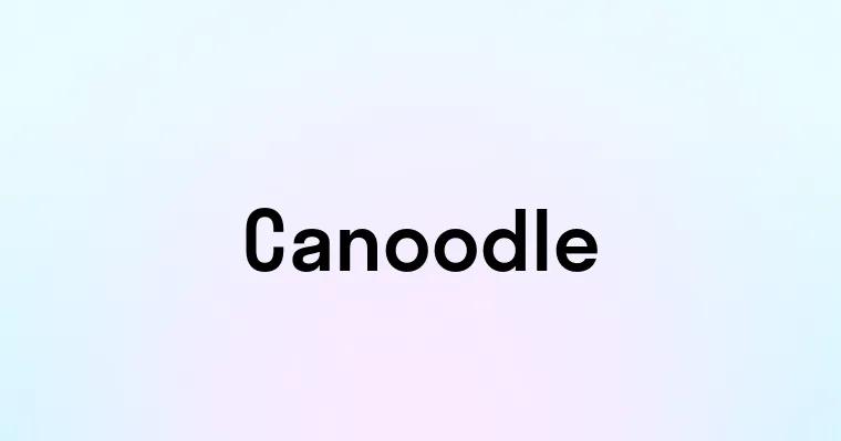 Canoodle — перевод, транскрипция, произношение и примеры