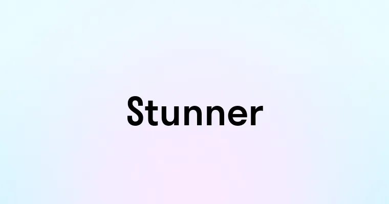 Stunner — перевод, транскрипция, произношение и примеры
