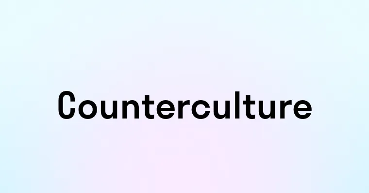 Counterculture — перевод, транскрипция, произношение и примеры