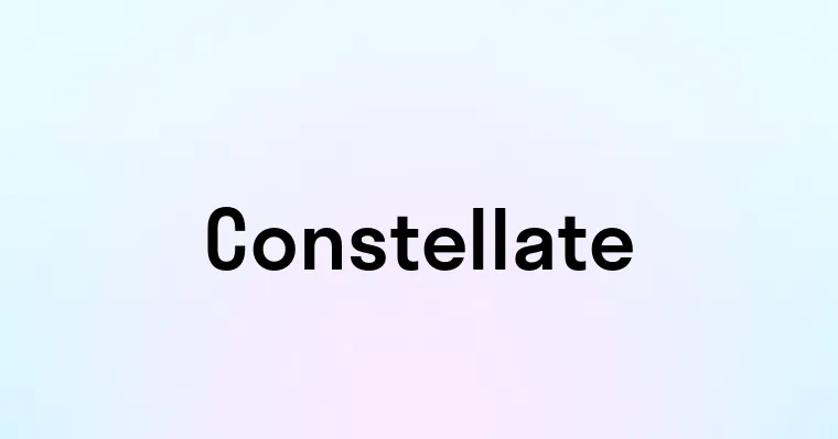 Constellate — перевод, транскрипция, произношение и примеры