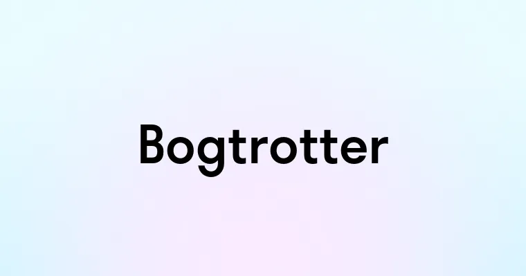 Bogtrotter — перевод, транскрипция, произношение и примеры