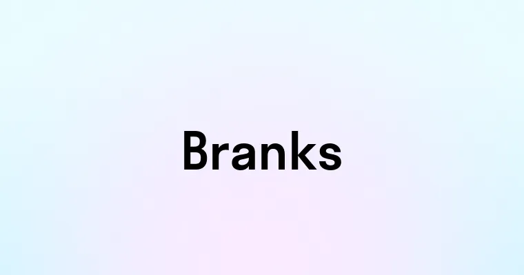 Branks — перевод, транскрипция, произношение и примеры