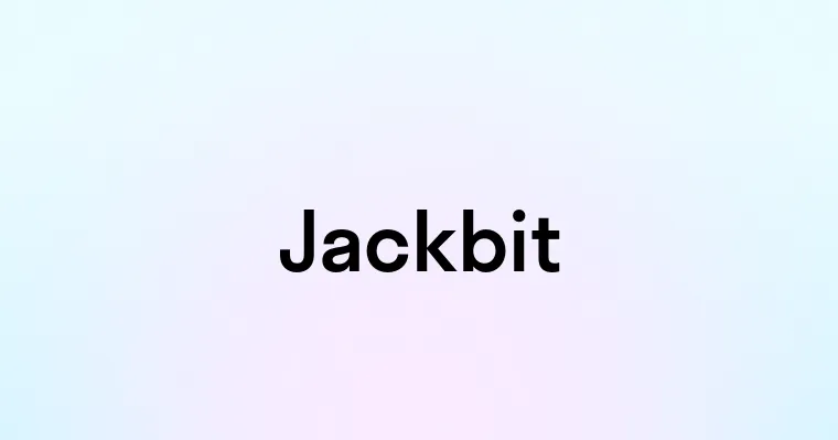 Jackbit — перевод, транскрипция, произношение и примеры