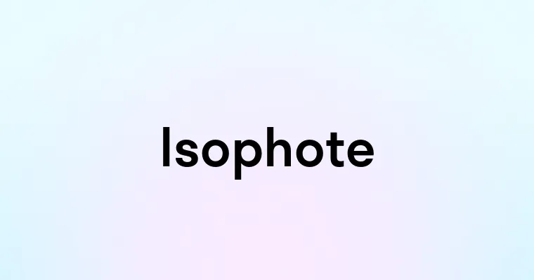 Isophote — перевод, транскрипция, произношение и примеры