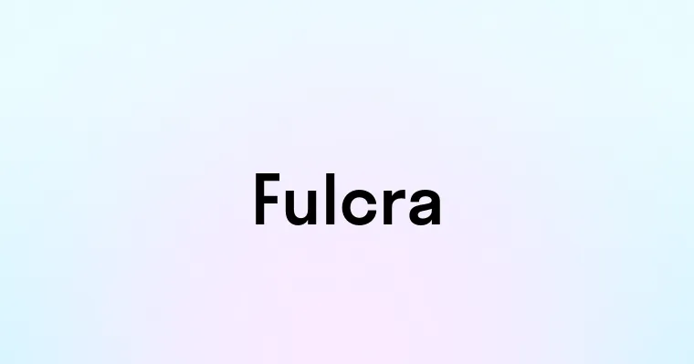 Fulcra — перевод, транскрипция, произношение и примеры