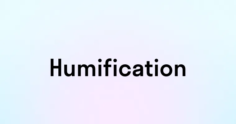 Humification — перевод, транскрипция, произношение и примеры