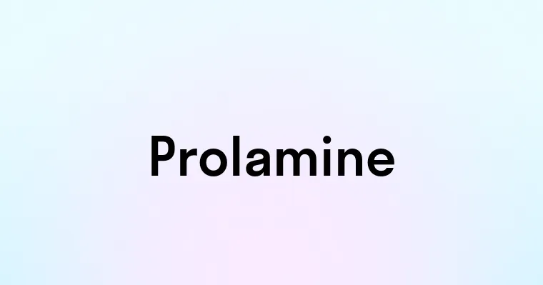 Prolamine — перевод, транскрипция, произношение и примеры