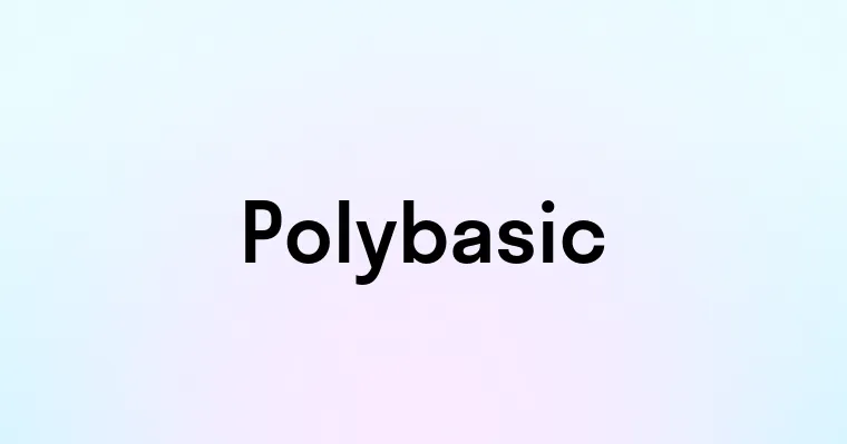 Polybasic — перевод, транскрипция, произношение и примеры