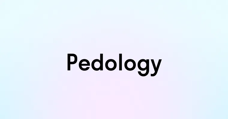 Pedology — перевод, транскрипция, произношение и примеры