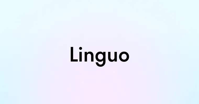 Linguo — перевод, транскрипция, произношение и примеры