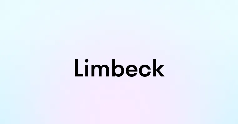 Limbeck — перевод, транскрипция, произношение и примеры