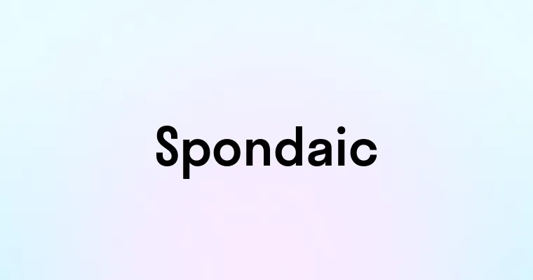 Spondaic — перевод, транскрипция, произношение и примеры