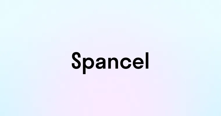 Spancel — перевод, транскрипция, произношение и примеры