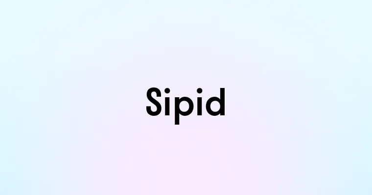 Sipid — перевод, транскрипция, произношение и примеры