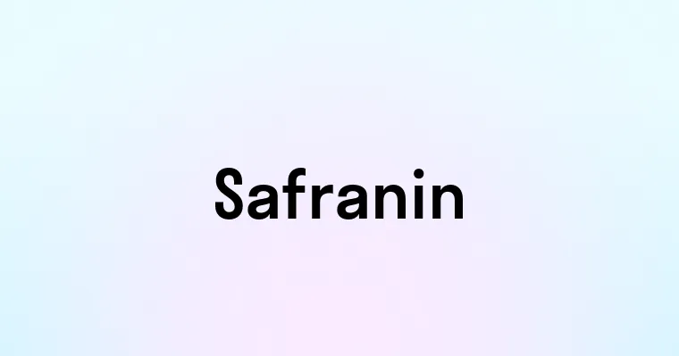 Safranin — перевод, транскрипция, произношение и примеры
