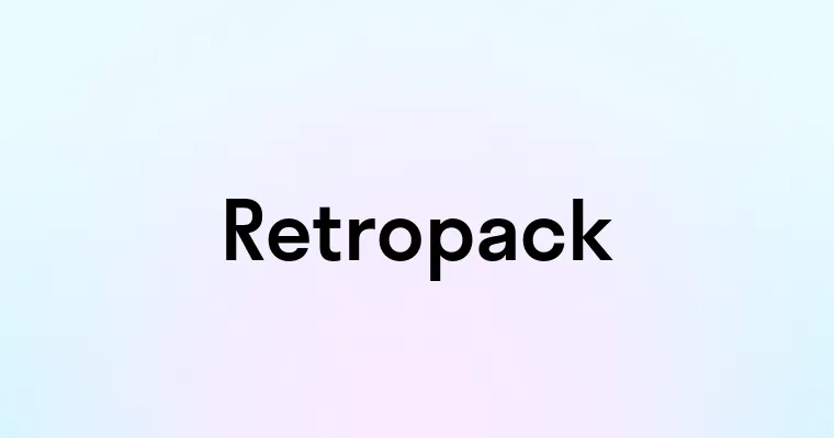 Retropack — перевод, транскрипция, произношение и примеры