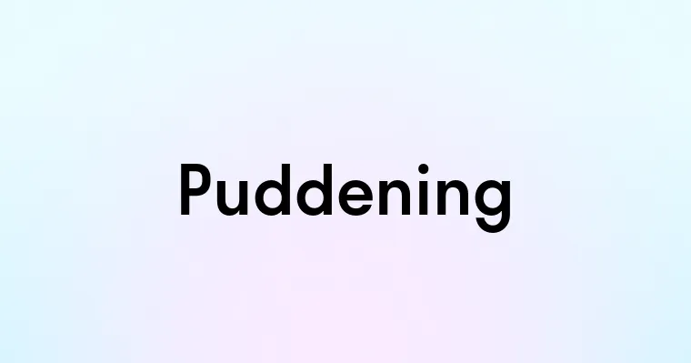 Puddening — перевод, транскрипция, произношение и примеры