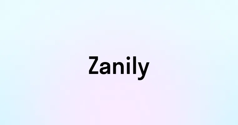Zanily — перевод, транскрипция, произношение и примеры