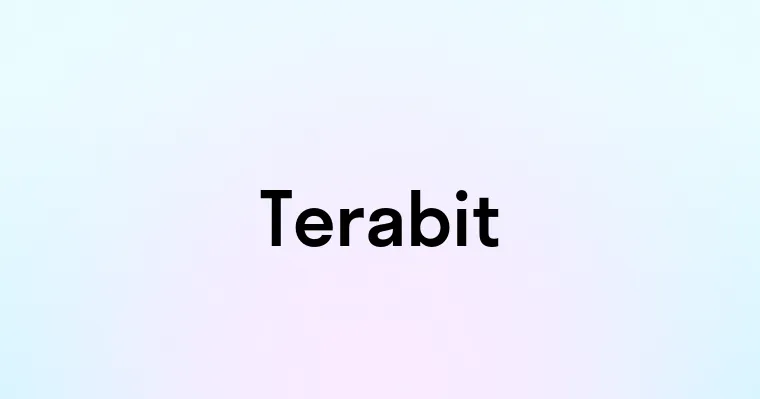 Terabit — перевод, транскрипция, произношение и примеры