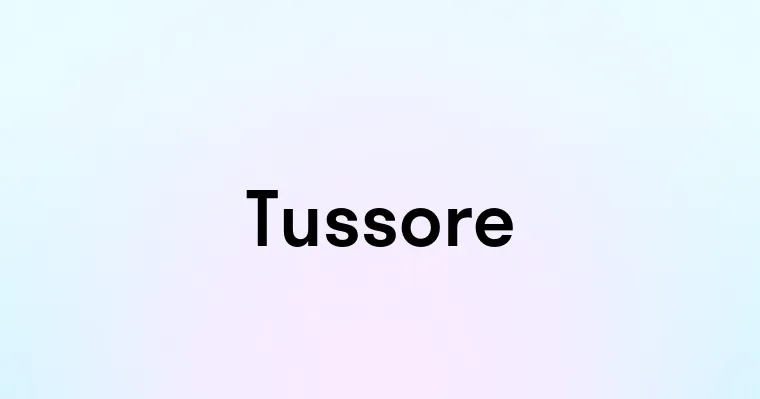 Tussore — перевод, транскрипция, произношение и примеры