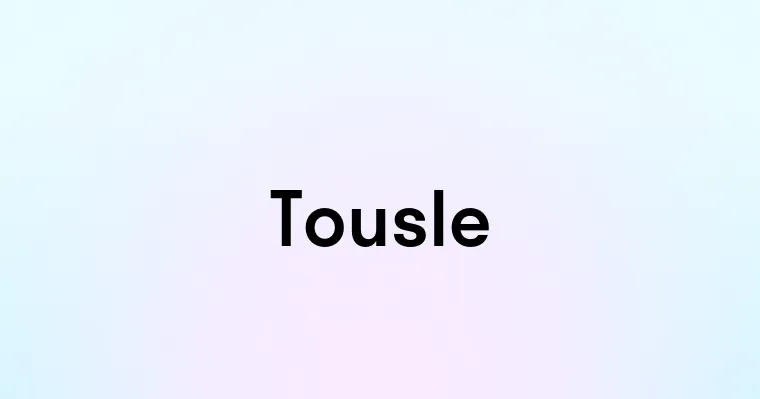 Tousle — перевод, транскрипция, произношение и примеры