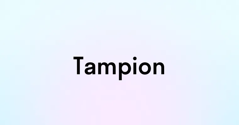 Tampion — перевод, транскрипция, произношение и примеры