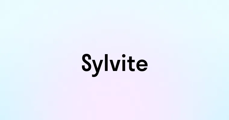 Sylvite — перевод, транскрипция, произношение и примеры