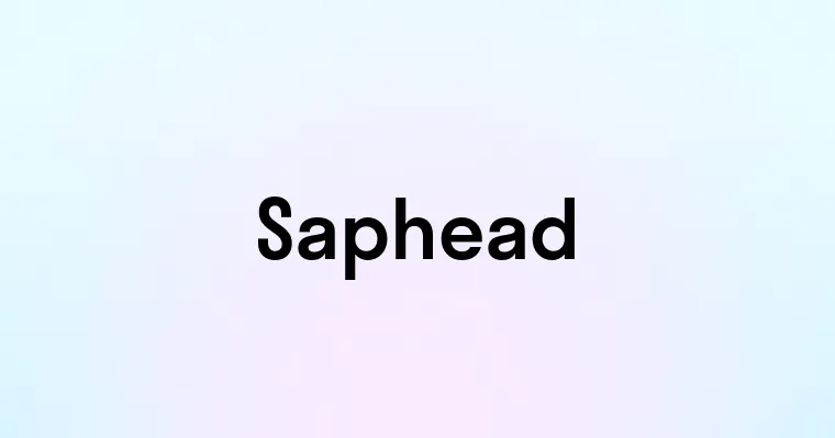 Saphead — перевод, транскрипция, произношение и примеры