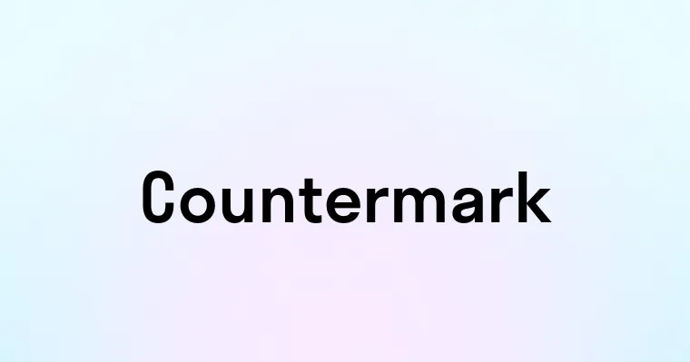Countermark — перевод, транскрипция, произношение и примеры
