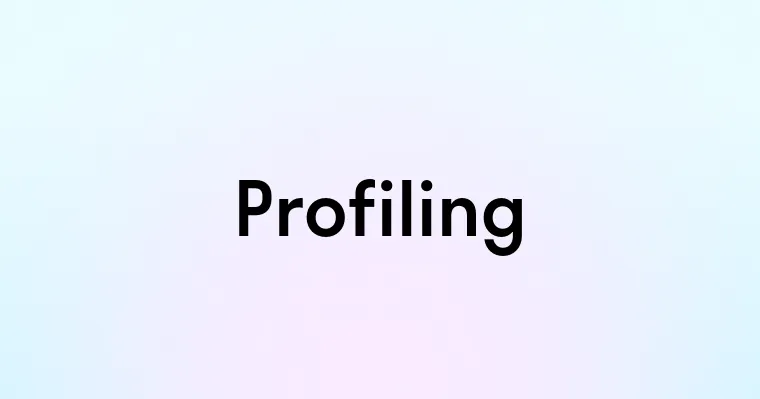 Profiling — перевод, транскрипция, произношение и примеры