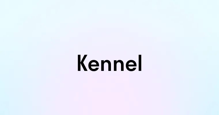 Kennel — перевод, транскрипция, произношение и примеры