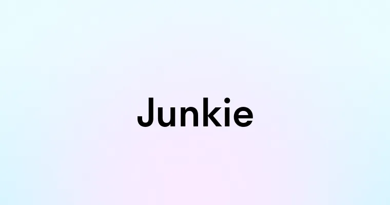 Junkie — перевод, транскрипция, произношение и примеры
