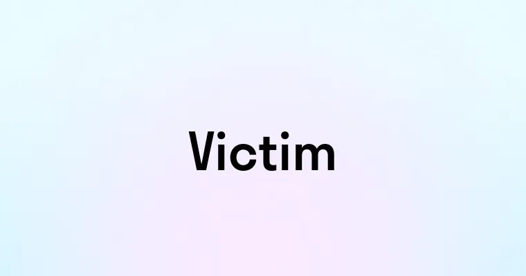 Victim — перевод, транскрипция, произношение и примеры