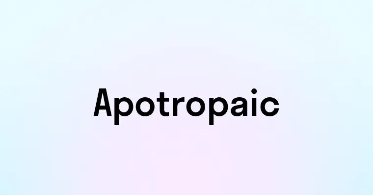Apotropaic — перевод, транскрипция, произношение и примеры