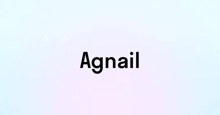 Agnail — перевод, транскрипция, произношение и примеры