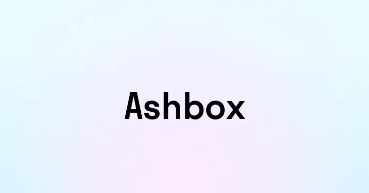 Ashbox — перевод, транскрипция, произношение и примеры